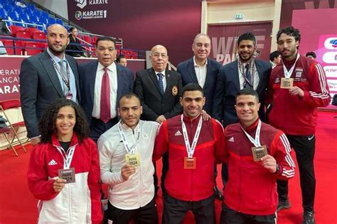 وزير الرياضة يُثني على أداء أبطال مصر في الدوري العالمي للكاراتيه