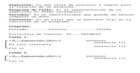 Algoritmo Es Una Serie De Procesos A Seguir Para La Solución De Un Problema Diagrama De Flujo