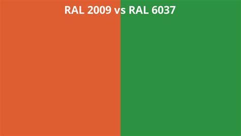Ral 2009 Vs 6037 Ral Colour Chart Uk