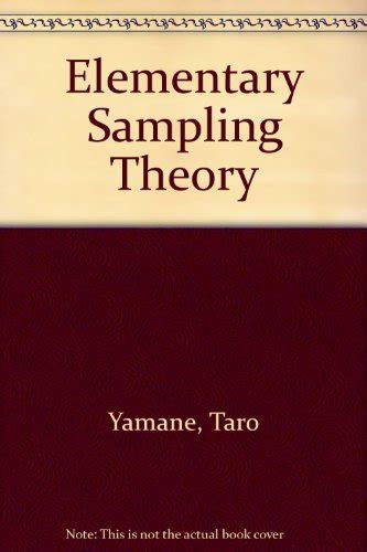 Elementary Sampling Theory Abebooks