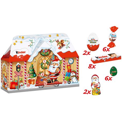 Kinder Коледен календар 3d къща 234 гр Видове Млечен Магазин за