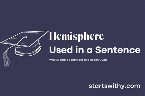 Hemisphere In A Sentence Examples 21 Ways To Use Hemisphere