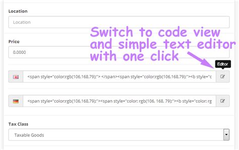 OpenCart Custom Text Instead Of Price