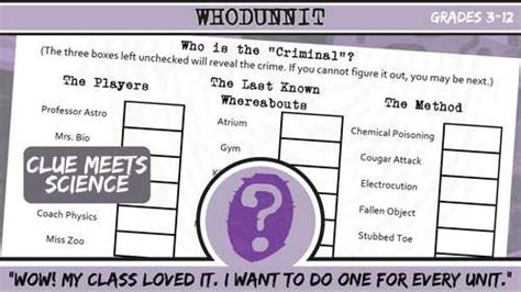 Symbiosis Whodunnit Activity Printable And Digital Game Options Tpt