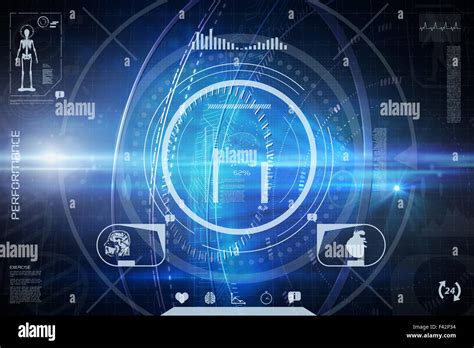 Digital Composite Futuristic Interface Hi Res Stock Photography And
