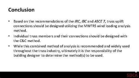 Mwfrs Method Vs Components And Cladding Method For