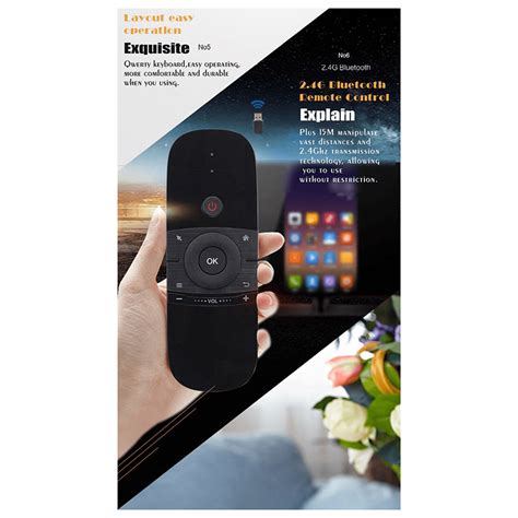 2x Mini Air Mouse Fly Air Keyboard Airmouse For 9 0 8 1 Android Tv Box