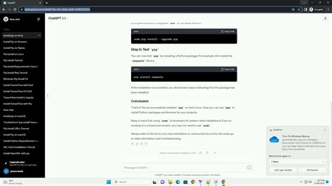 how to install pip arch linux