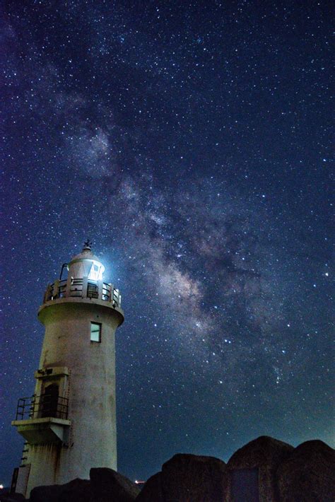 伊良湖岬灯台と天の川 by なみへい0526 ID11973572 写真共有サイト PHOTOHITO