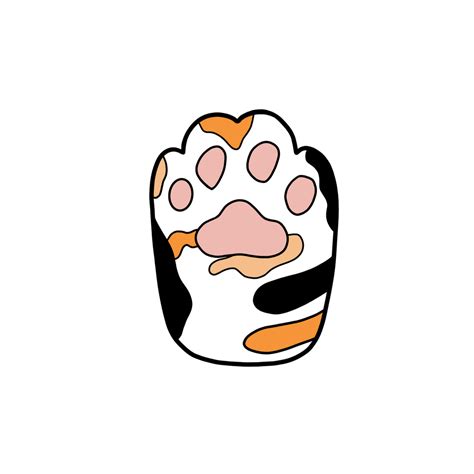 Calico Cat Toe Beans Sticker By Peppermint