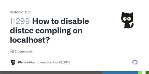 how to disable distcc compling on localhost · issue 299 · distcc