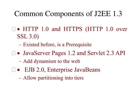 Ppt Introduction To Java 2 Enterprise Edition Powerpoint Presentation