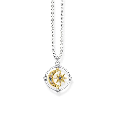 Collier Thomas Sabo étoile et lune Argent et argent doré MATY