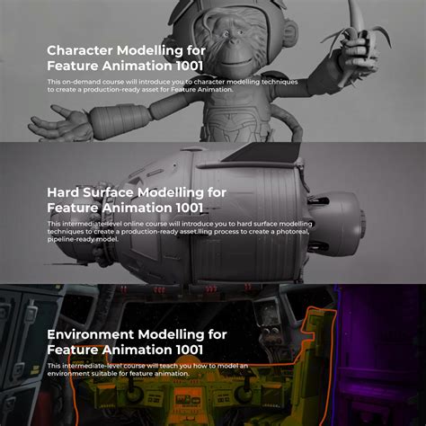 Modelling Pathway Feature Animation Cave Academy