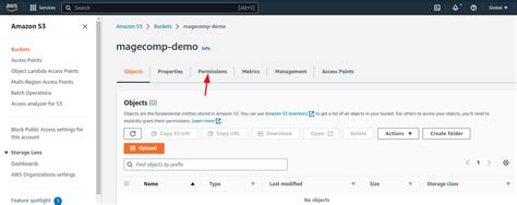 create an amazon s3 bucket and aws access key id and secret access key