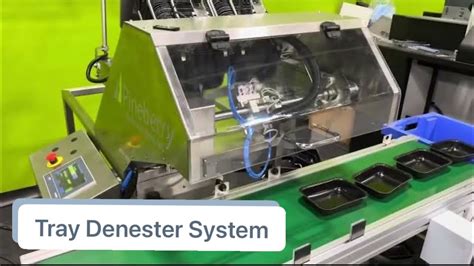 Tray Denester Packaging Automation System Youtube