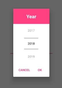 How To Display Year Only In Date Picker In Android Stack Overflow