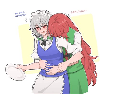 Izayoi Sakuya And Hong Meiling Touhou Drawn By Matamatasoup Danbooru