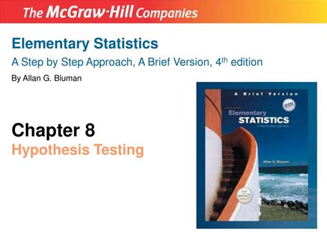 ppt elementary statistics a step by step approach a brief version 4