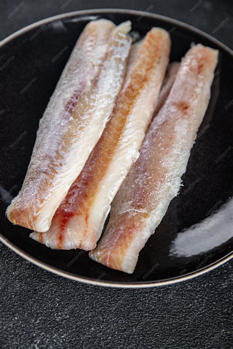 Premium Photo Hake Fish Fillet Fresh Seafood Tasty Healthy Eating