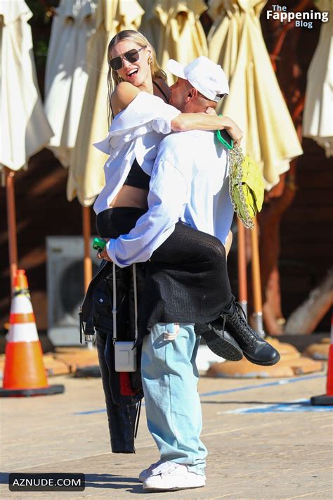 Joy Corrigan And Ted Dhaniks Pda Filled Lunch Date In Malibu Aznude