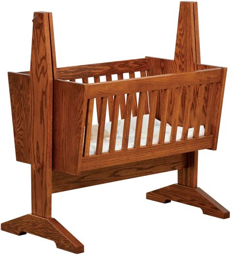 Mission Baby Cradle Mission Solid Wood Baby Cradle