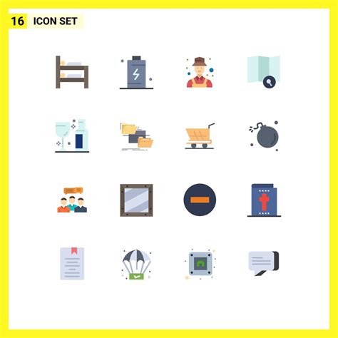 16 Thematic Vector Flat Colors And Editable Symbols Of Party Alcohol Avatar Search Explore