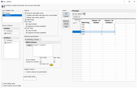 Solved Is There A True Outer Join In Jmp Jmp User Community