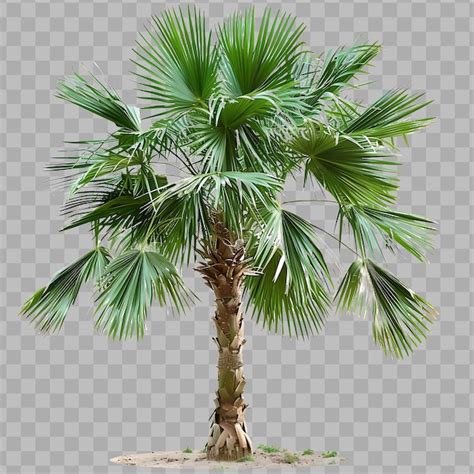 Premium Psd Babassu Palm Tree With A Feathery Slender Canopy Tall