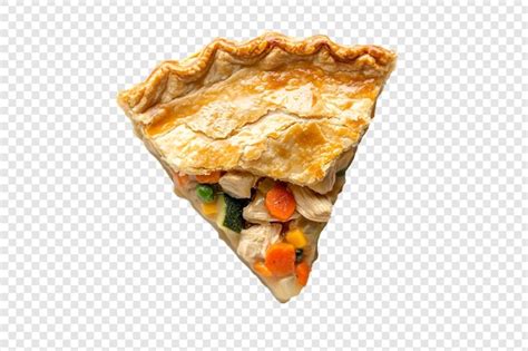 Pie Slices Isolated On A Transparent Background Premium AI Generated PSD