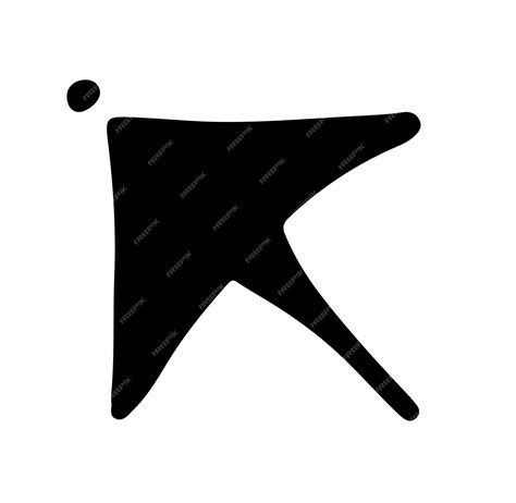 Doodle стрелка нажмите на значок ручной начертанный курсор мыши вектор