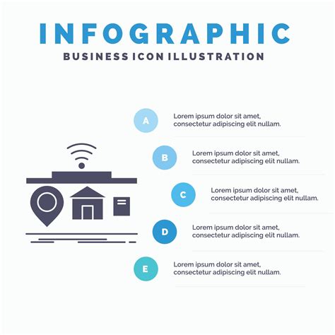 iot gadgets l Internet de modèle d infographie de choses pour le