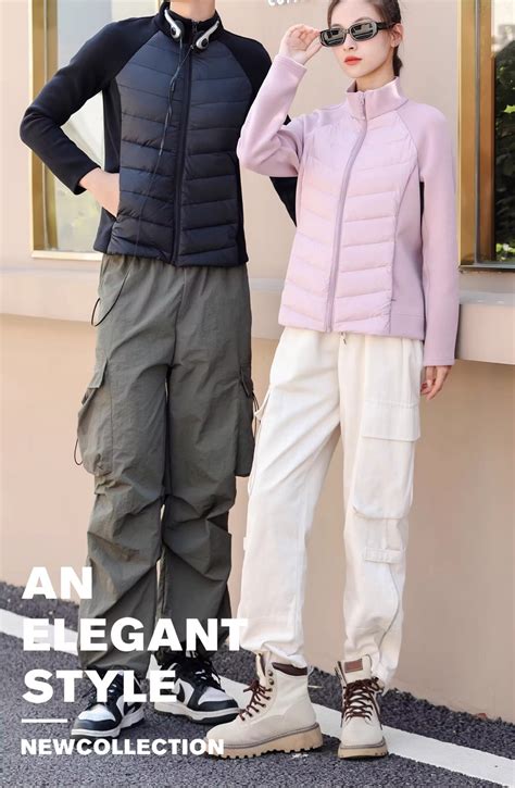 Lulu同款羽绒服短款女装批发新款白鸭绒轻薄修身防风羽绒外套女 阿里巴巴