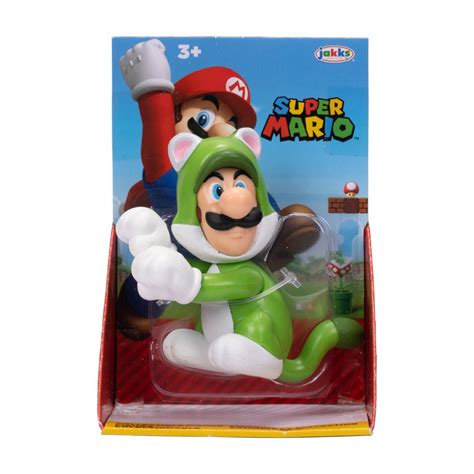 Figura Nintendo Super Mario Bros 7 Cm W34 Cat Luigi