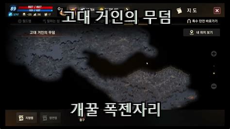 리니지m 고대 거인의 무덤 선공 폭젠자리 Youtube