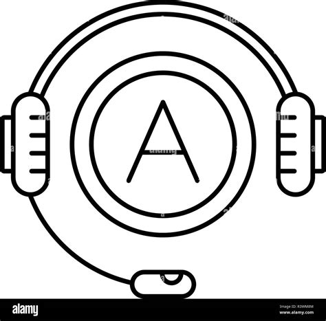 Audio Book Listen Icon Outline Illustration Of Audio Book Listen