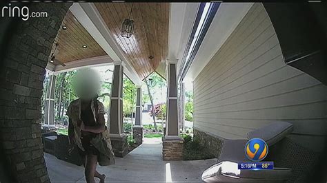 Caught On Camera Man Catches Would Be Porch Thief In The Act Wsoc Tv