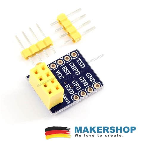 Esp 01 Adapter Breakout Board Platine Esp01 Arduino Raspberry Pi