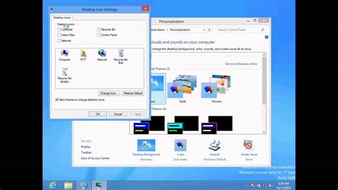 Windows 8 Restore Desktop Icons YouTube
