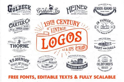 19th Century Vintage Logos Vintage Logo Vintage Logo Design Logo Design