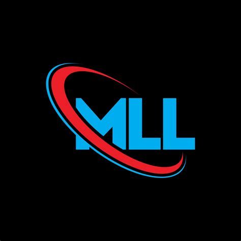 Ml Logo Ml Brief Mll Brief Logo Design Mll Logo Mit Den Initialen Verbunden Mit Einem Kreis