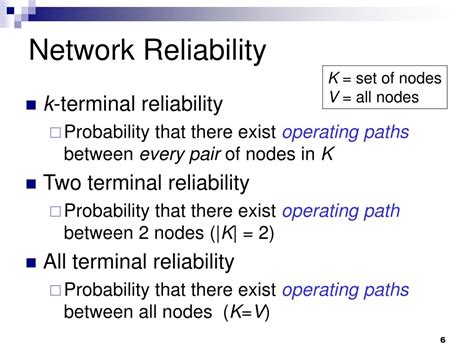 Ppt Fault Tolerant Computing Systems 7 Network Reliability 2 And Sum Of Disjoint Products