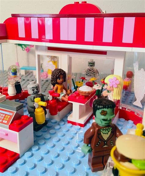 Cafe | Lego friends, Legos, Lego zombies