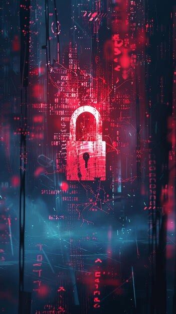 Premium Photo Critical Cybersecurity Breach With Red Alert Notifications