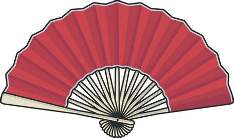 Red Fan Vector 37073394 Vector Art At Vecteezy