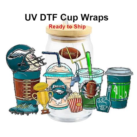 3D переводная наклейка УФ DTF, Мультяшные водонепроницаемые обертывания ...