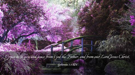 Galatians 13 Kjv Desktop Wallpaper Grace Be To You And Peace From