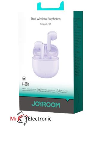 Joyroom Funpods Series Jr Fb Tws Bluetooth Wireless Headphones Purple Mr Electronic