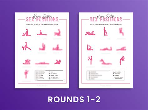 Best 6 Kama Sutra Sex Positions Bachelorette Party Guess The Sex Positions Adult Trivia