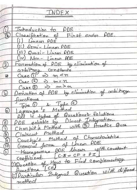 PDE Partial Differential Equations Mathematics Studocu